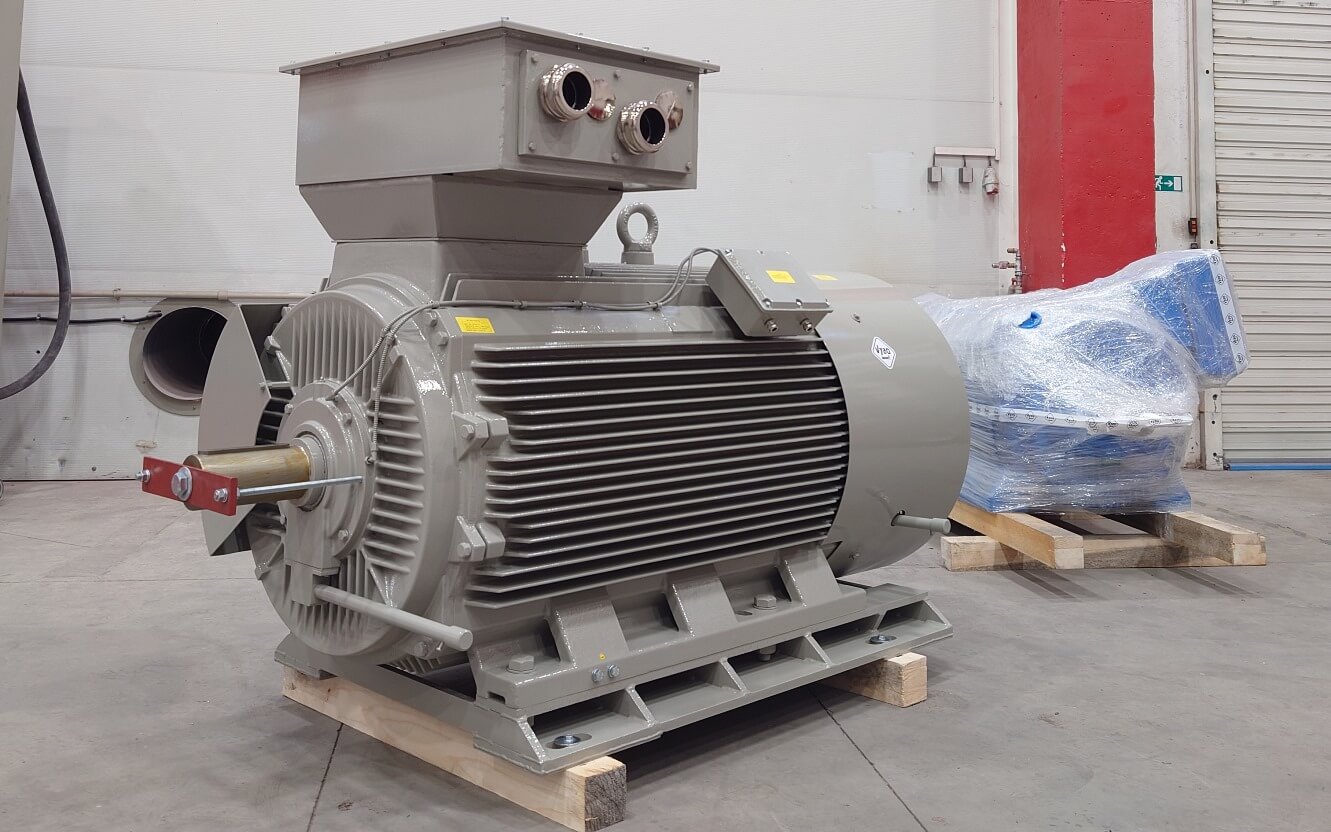 Motor de bajo voltaje VFD H17RL-400-8 400kW para ventilador ...